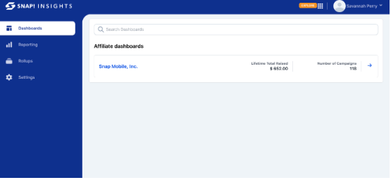 Accessing my Insights Dashboard