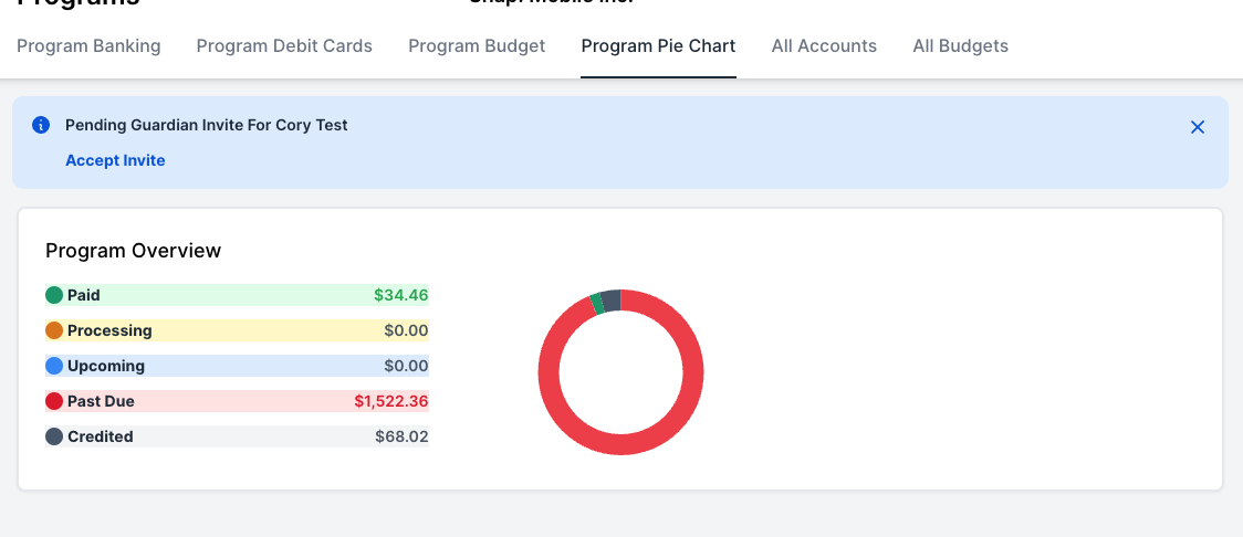 Program Overview Pie Chart