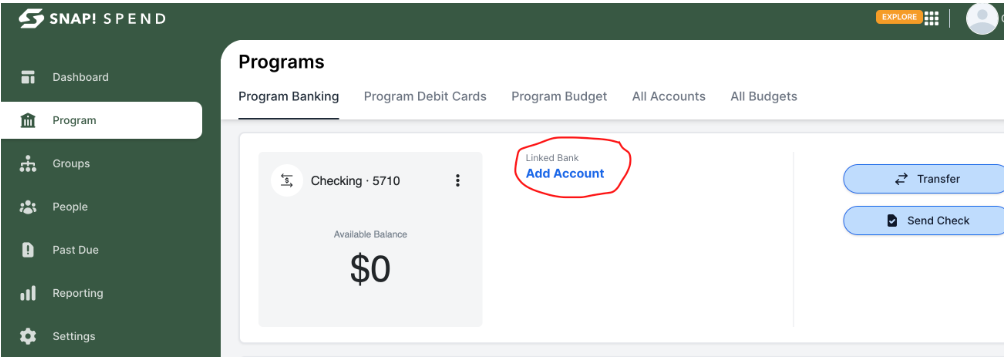 Linking an External Bank Account and Transferring Funds Externally